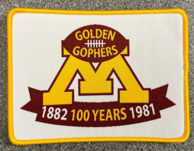 1981 MINNESOTA GOLDEN GOPHERS 100 YEARS NCAA COLLEGE FOOTBALL JERSEY ...
