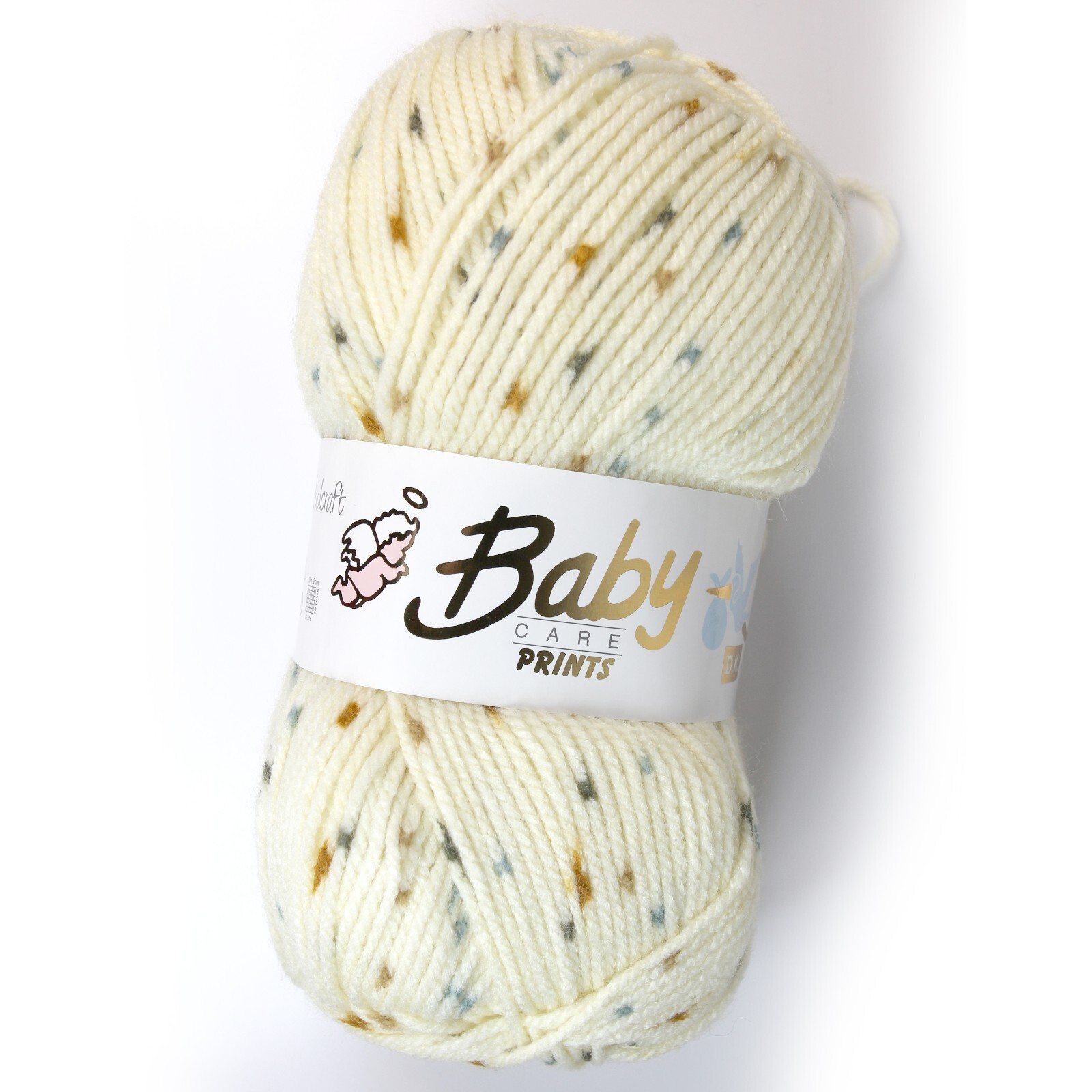 Woolcraft BABY SPOT PRINTS Knitting Yarn / Wool - 100g Ball - 16 Shades ...