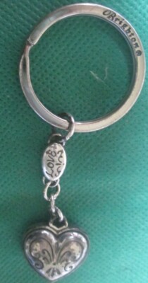 BRIGHTON Love HEART charm keyring key chain keychain 2" | eBay