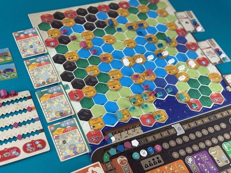 Arclight Railway Boom Board Game 2-4P 60-120 Min 14+ Rule book Japanese ...