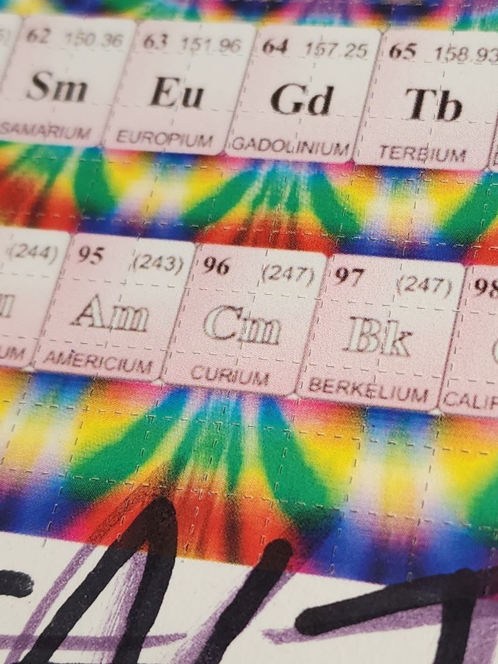 Ctrl Alt Dub Signed "Periodic Table" Blotter Art Print Graffiti ...