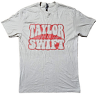 Taylor Swift Shirt The Eras Tour Medium White Red Logo 2023 Bubble ...
