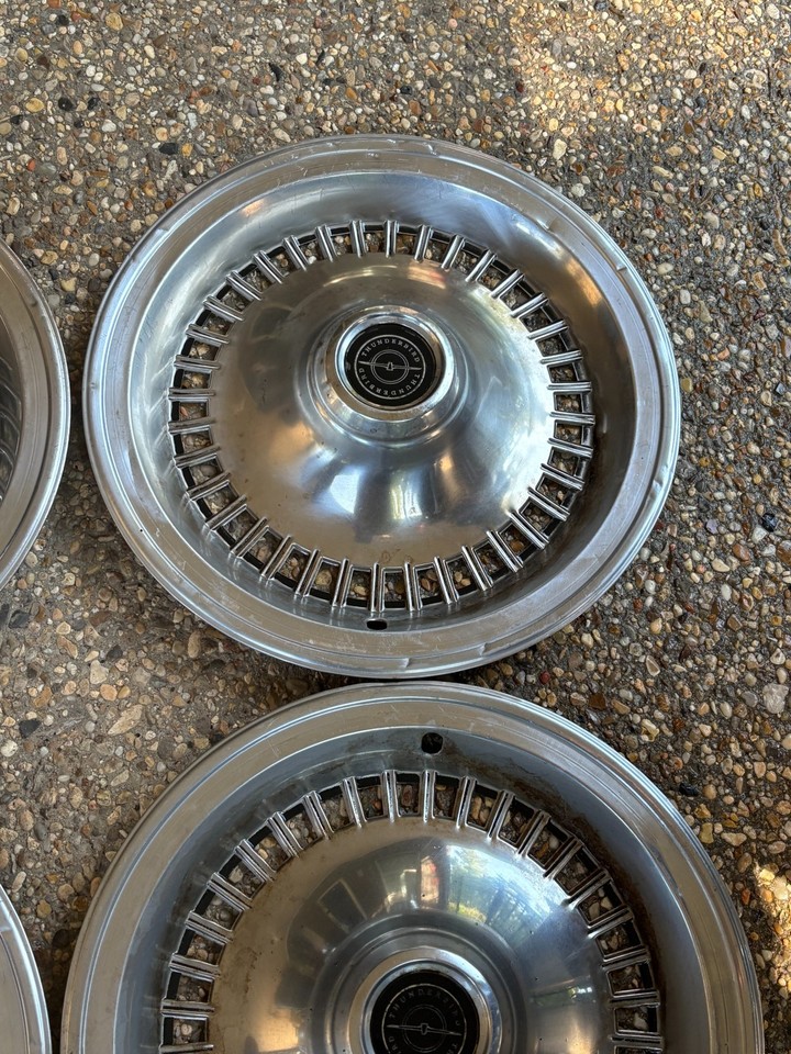 Ford Thunderbird 70's OEM 15" Vintage Hubcaps | eBay