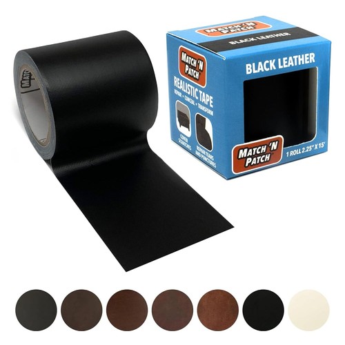 Match 'N Patch Realistic Black Leather Repair Tape 313040874891| eBay