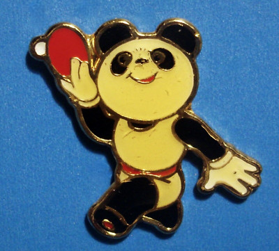BEIJING 1990 XI ASIAN GAMES PAN PAN PANDA MASCOT PING PONG - VINTAGE ...