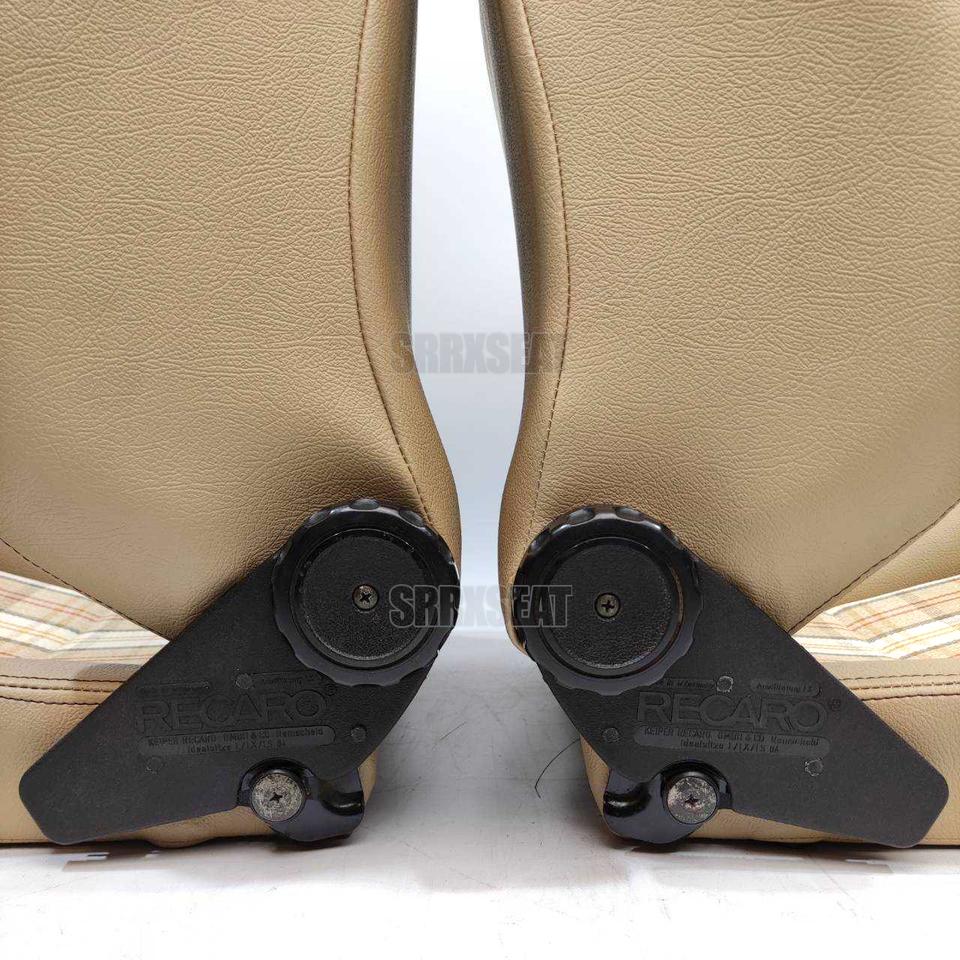 【1 PAIR】AUTHENTIC RECARO LSB TAN TARTAN【US LOCATION NO CUSTOMS】 | eBay