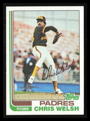 Chris Welsh 1982 Topps #376 San Diego Padres Rookie | eBay