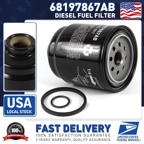 68197867AB Fuel Filter For 13-18 Dodge Ram 2500 3500 4500 5500 6.7L ...