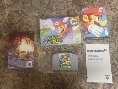 super mario 64 CIB w/ inserts and manual. Tested | eBay