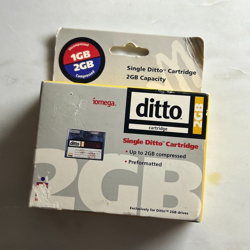 IOMEGA Single Ditto 2 GB Capacity Cartridge - New | eBay