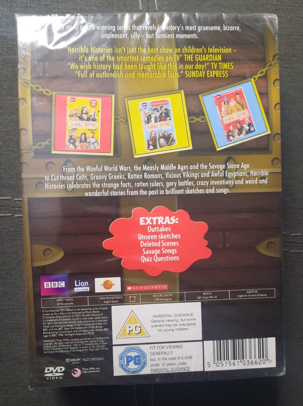 Horrible Histories Complete Series 1-3 Box Set DVD PAL BBC NEW SEALED ...