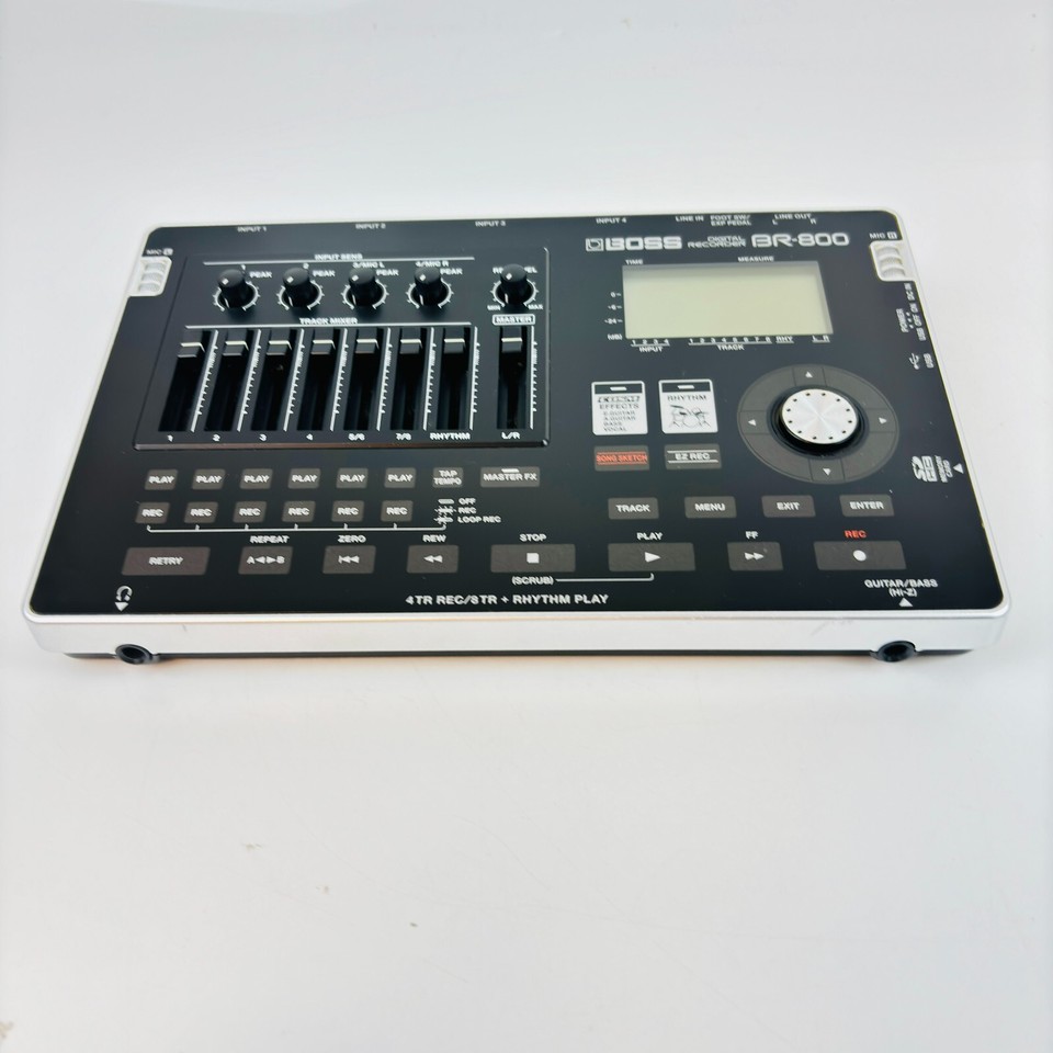 BOSS BR-800 Digital Recorder Multi Track 8-Track Portable BR800 Tested ...