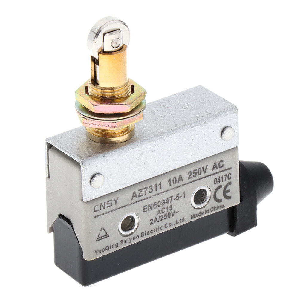 Premium AZ7311 Limit Switch, Panel Mount Roller Plunger 10A 250V AC ...