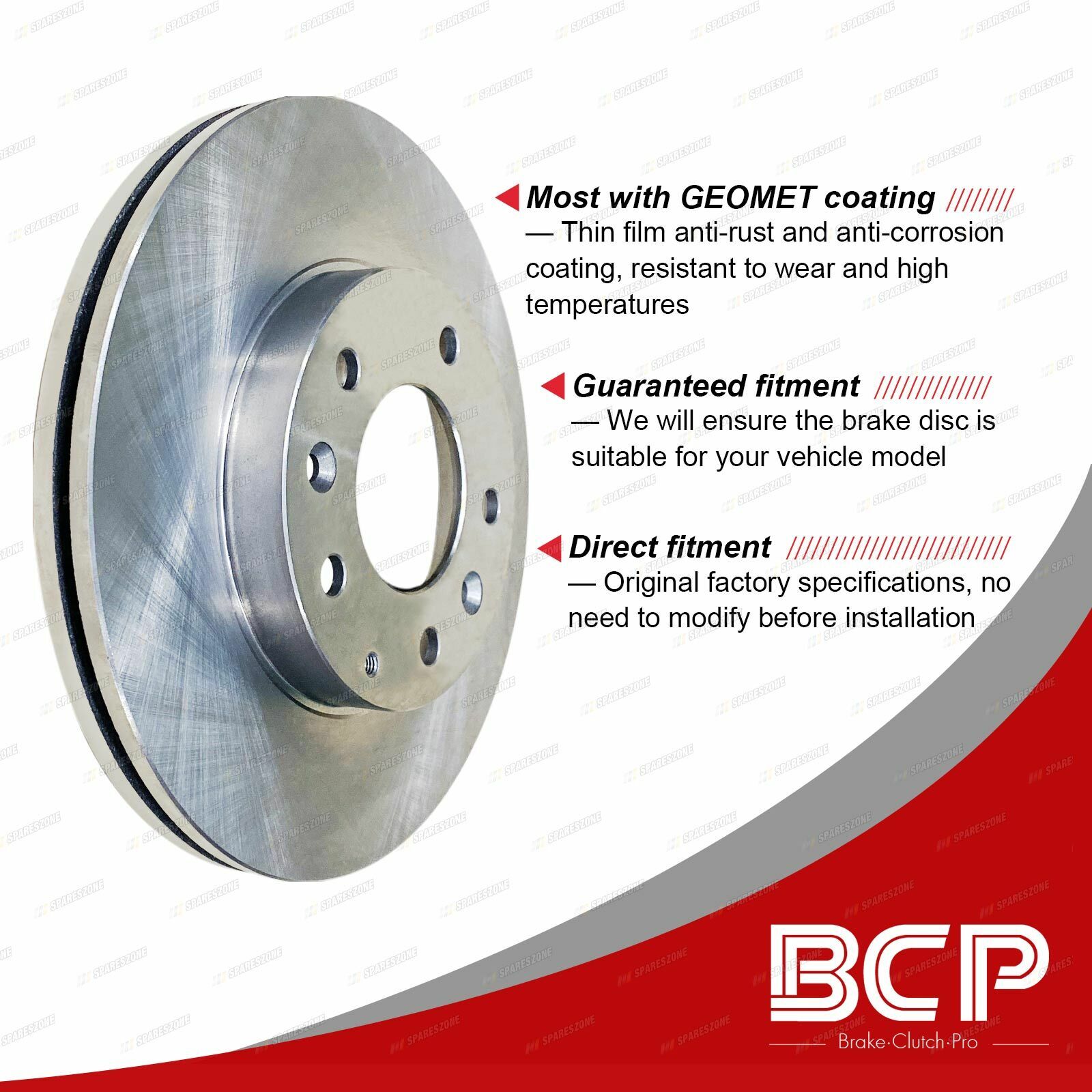 Front Disc Brake Rotors + Pads for Toyota Hilux LN60 LN65 YN60 YN62 ...