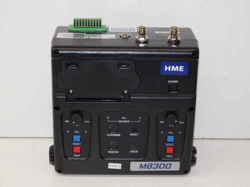 HME MB300 Football Coach Wireless Intercom Headset Base Station Charger ...
