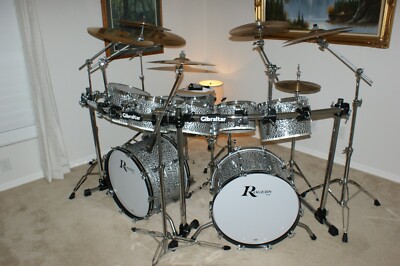 Rogers Big R Black Onyx Pearl 10 Piece Drum Set | eBay