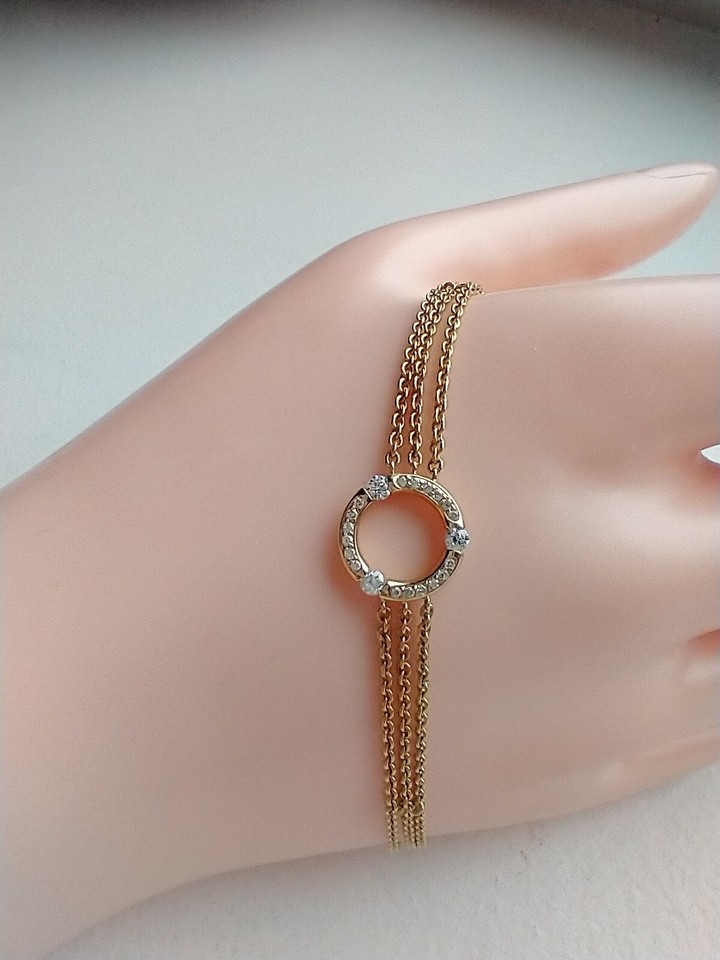 Movado 18K YG and Diamond Bracelet | eBay