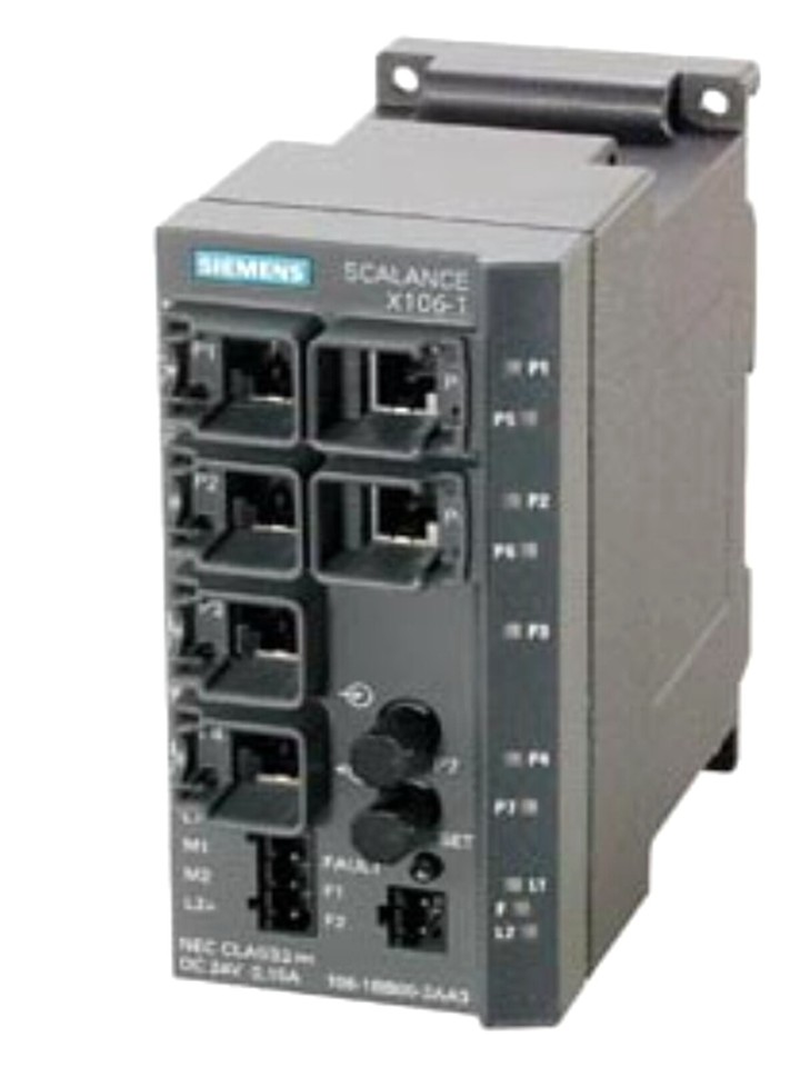 NEW SIEMENS 6GK5 108-0BA00-2AA3 SCALANCE X108 Electrical Switch Module ...