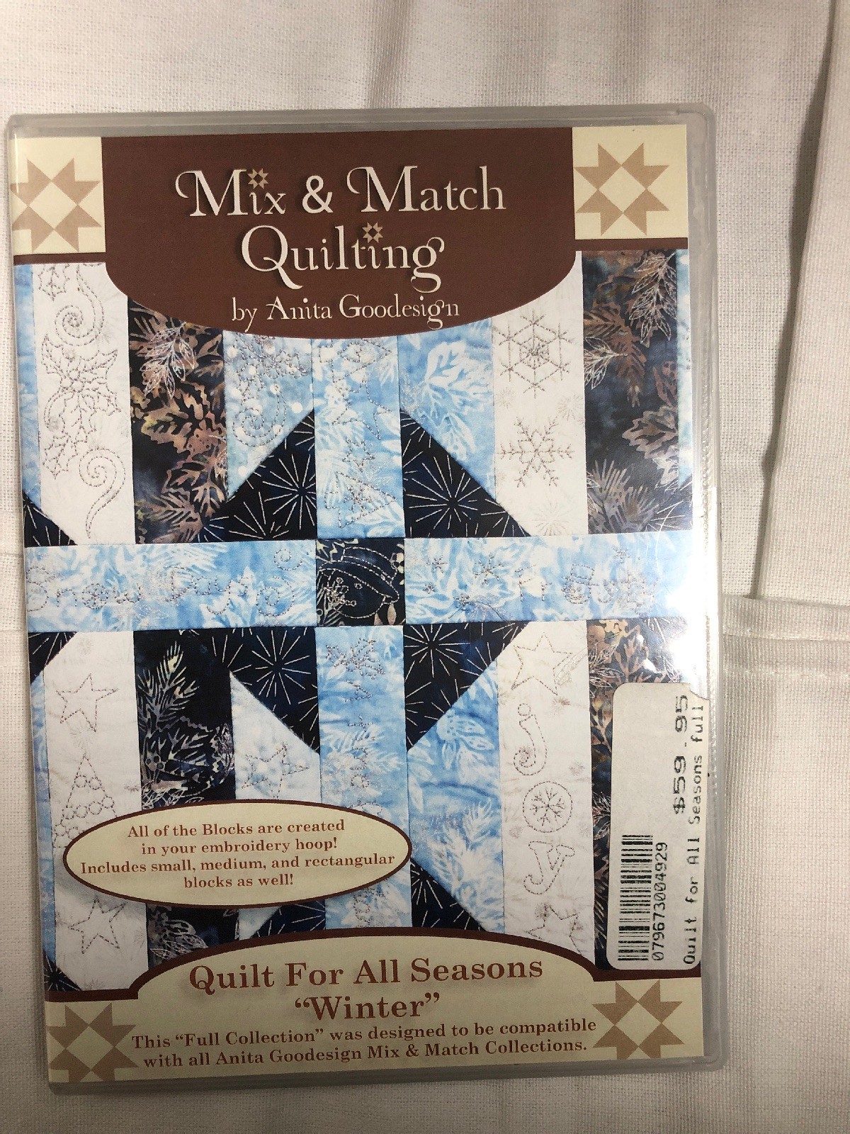 Anita Goodesign - Quilt For All Seasons “Winter” - Mix & Match Quilting ...