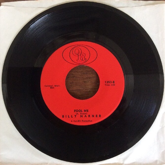 Billy Harner ‎– She's Almost You / Fool Me SIGNED 1969 7" vinyl 45 Funk ...