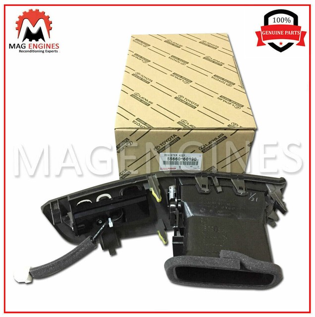5566060190 Genuine Toyota Register ASSY Instrument Panel No.2 55660 ...