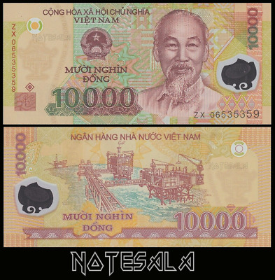 VIETNAM 10000 10,000 DONG 2006 Pick-119a PREFIX ZX POLYMER NEW-UNC | eBay