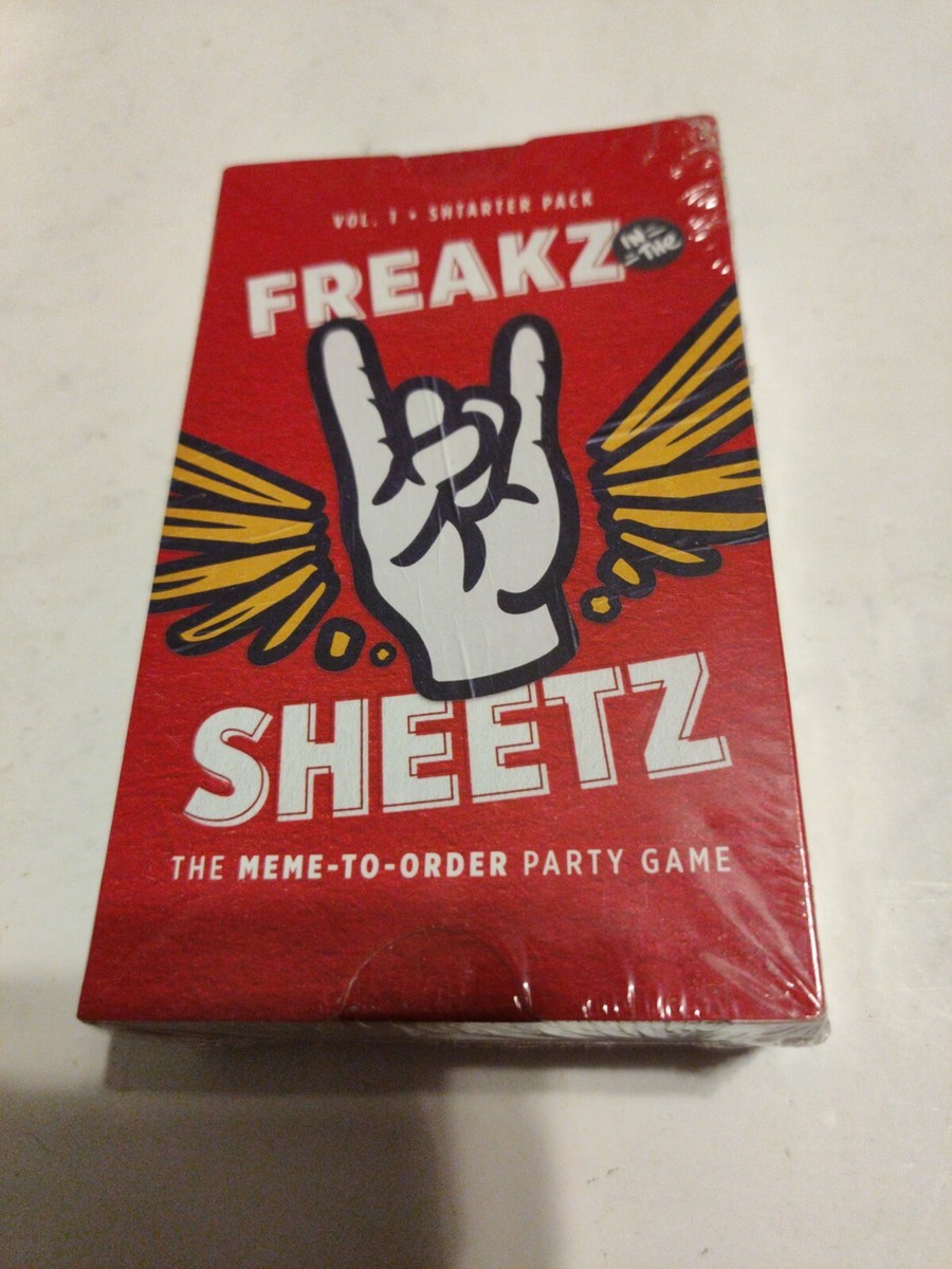 Sheetz Memes Freakz In The Sheetz The Meme To Order Party Game Sealed