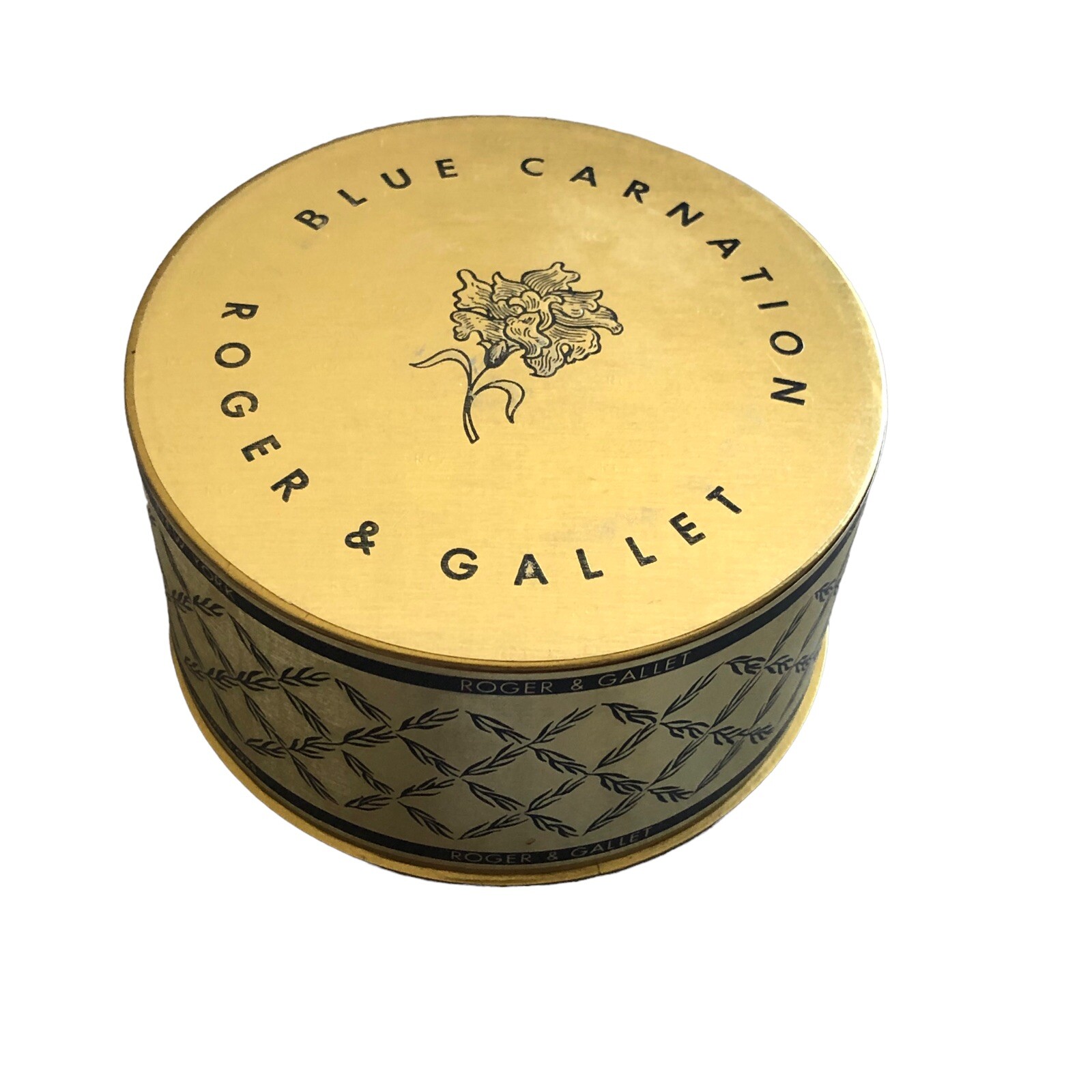ROGER & GALLET Blue Carnation AftaBath Dusting Powder 6oz NEW RARE ...