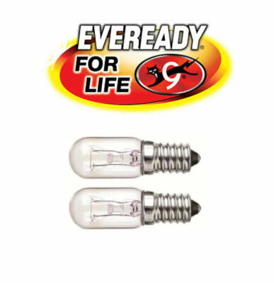 2 X 220-240V 15w Refrigerator Fridge Freezer Appliance SES E14 Bulb ...