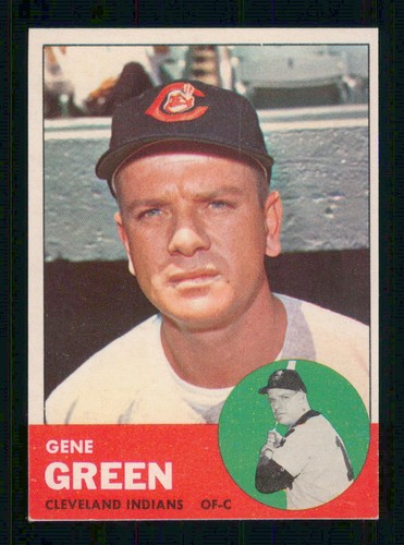 1963 TOPPS BASEBALL # 506 GENE GREEN 12960 | eBay