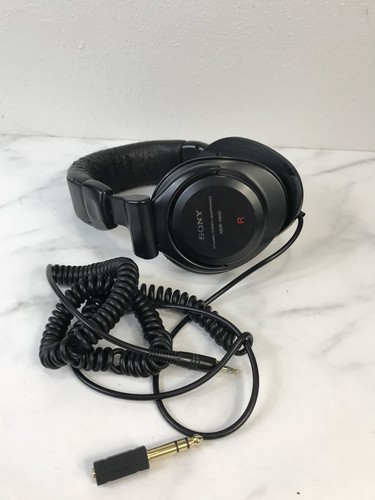 Sony MDR-V600 Dynamic Stereo Headphones - Black - Working- NO PADS | eBay