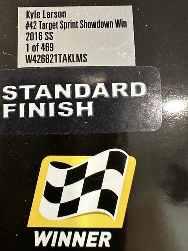 2016 Kyle Larson SS Target Sprint Showdown Win ARC 1/469 | eBay