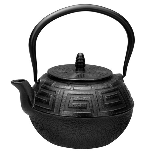1.2L Majestic Teapot Coffee/Tea Cast Iron Kettle Pot w/ Lid Infuser ...