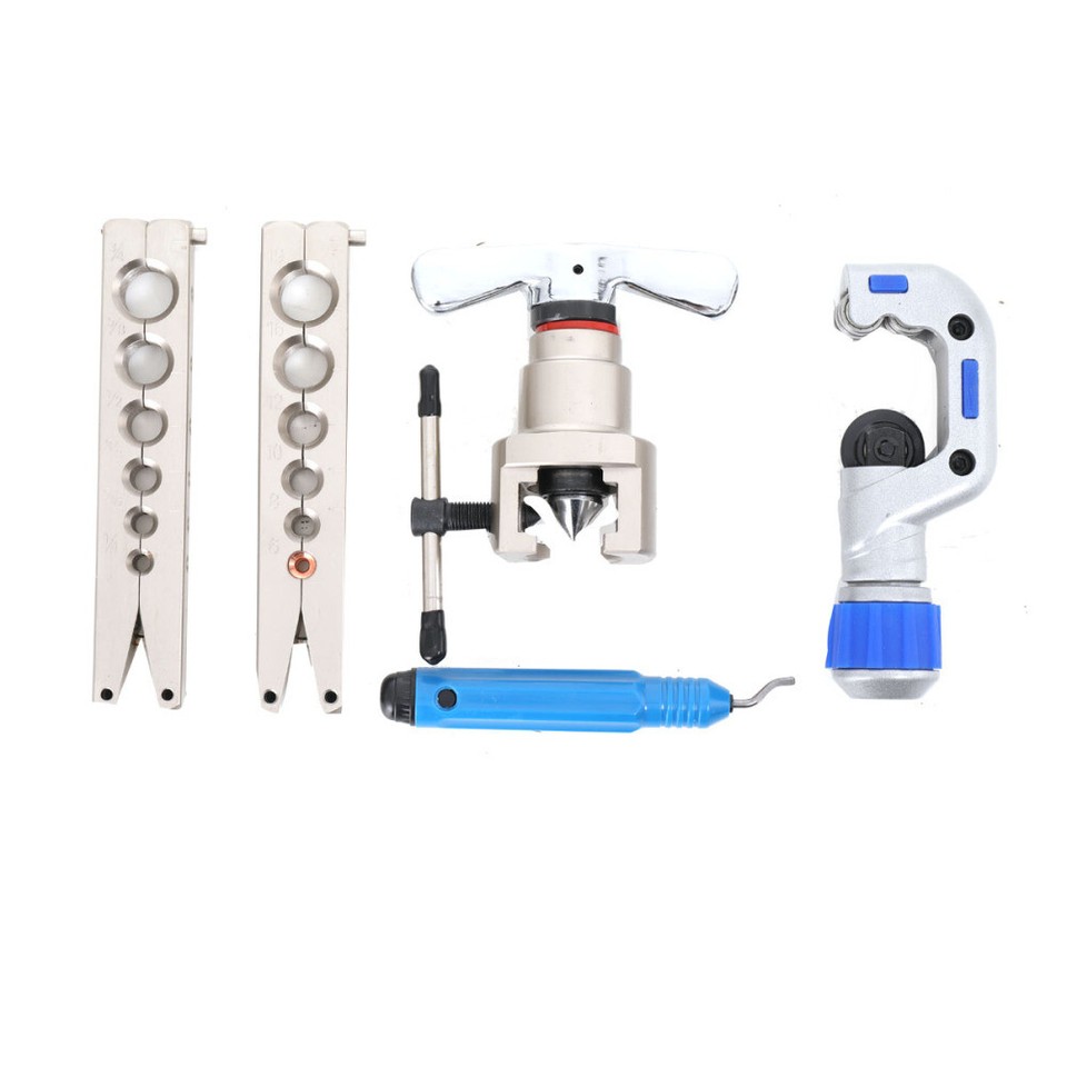 HVAC Flaring Tool Kit For 1/4"-3/4" Φ6-19mm Portable Tube Pipe Flare ...