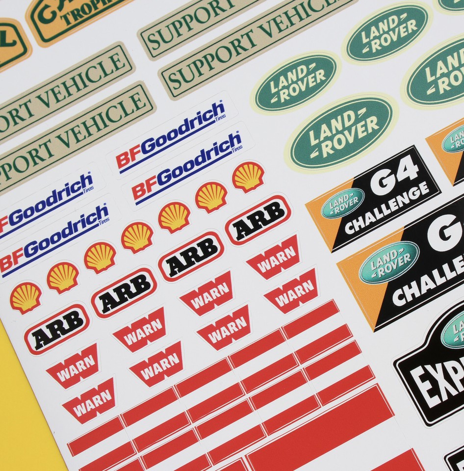 RC Rock Crawler 'CAMEL TROPHY TEAM AUSTRIA 10th scale stickers decals ...