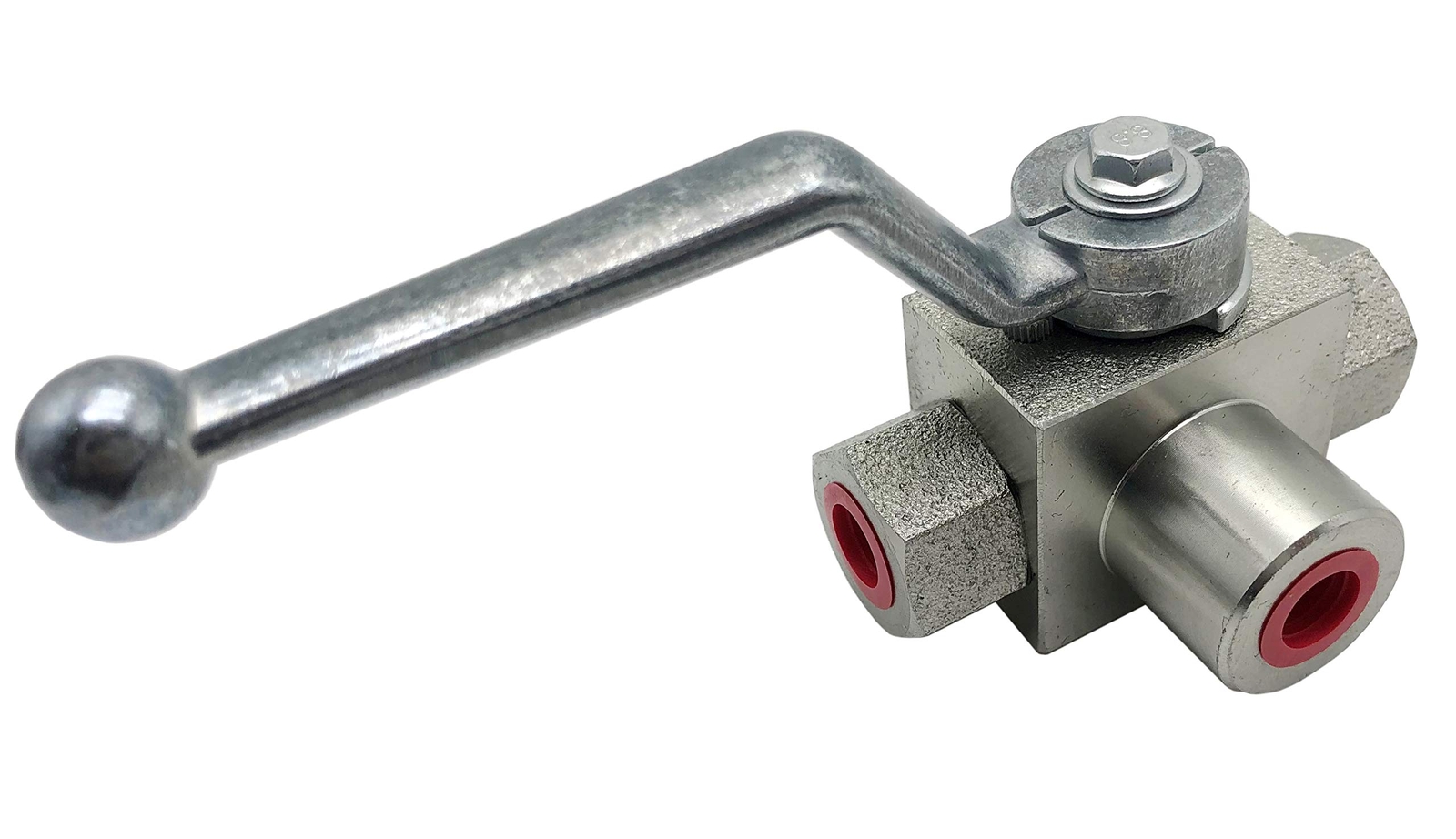 Hydraulic High Pressure Shut-Off Ball Valve 3 Way 1/4 Inch NPT 7250 PSI ...