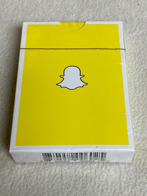 Official Snapchat Playing Cards by Snap for sale online | eBay