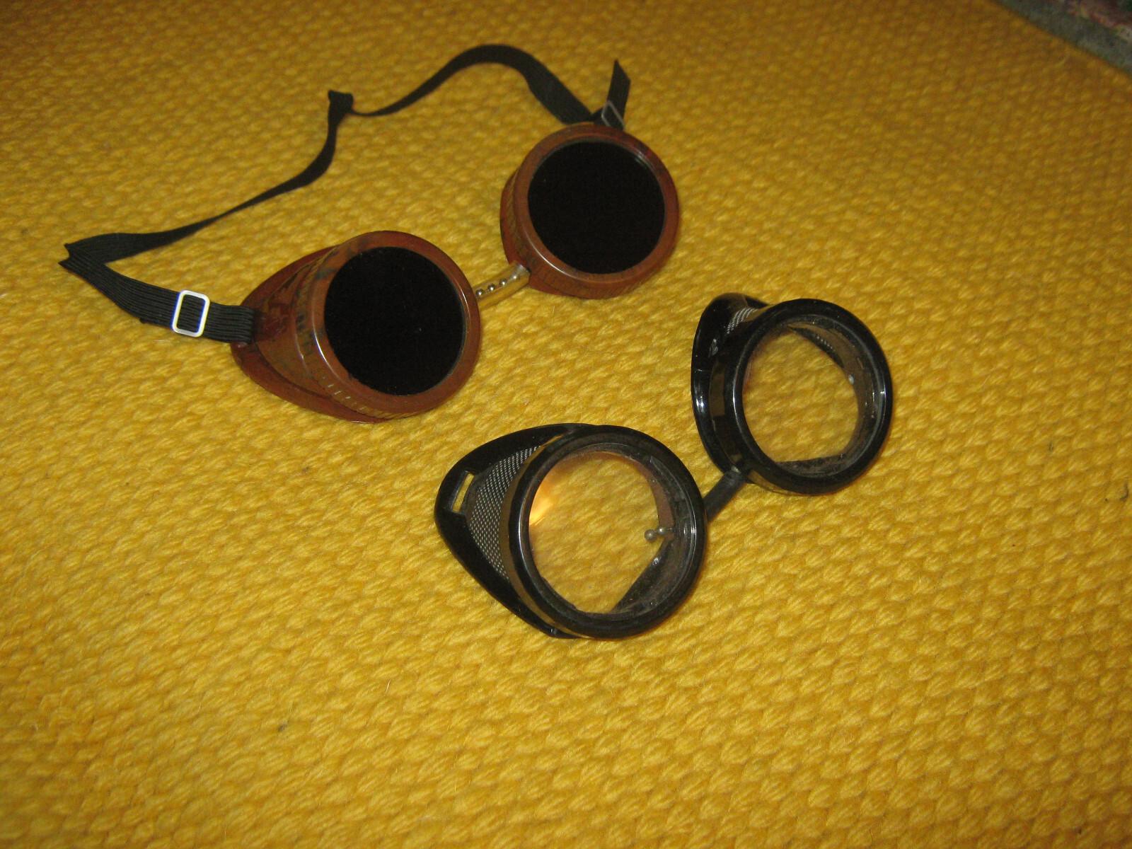 Vintage Safety Goggles - Steam Punk - 2 Pair - Bakeli… - Gem