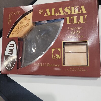 NOS 1993 The Ulu Factory Alaskan Birch Ulu Knife Alaska Cutlery Design ...