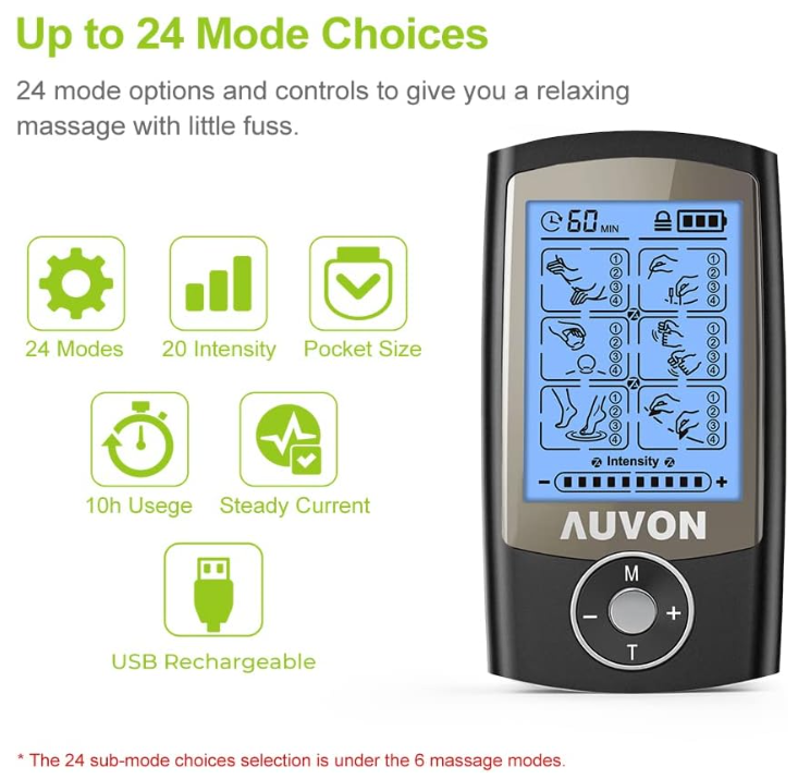 Electro Shock Therapy Device Electric Muscle Stimulator Massage Back ...