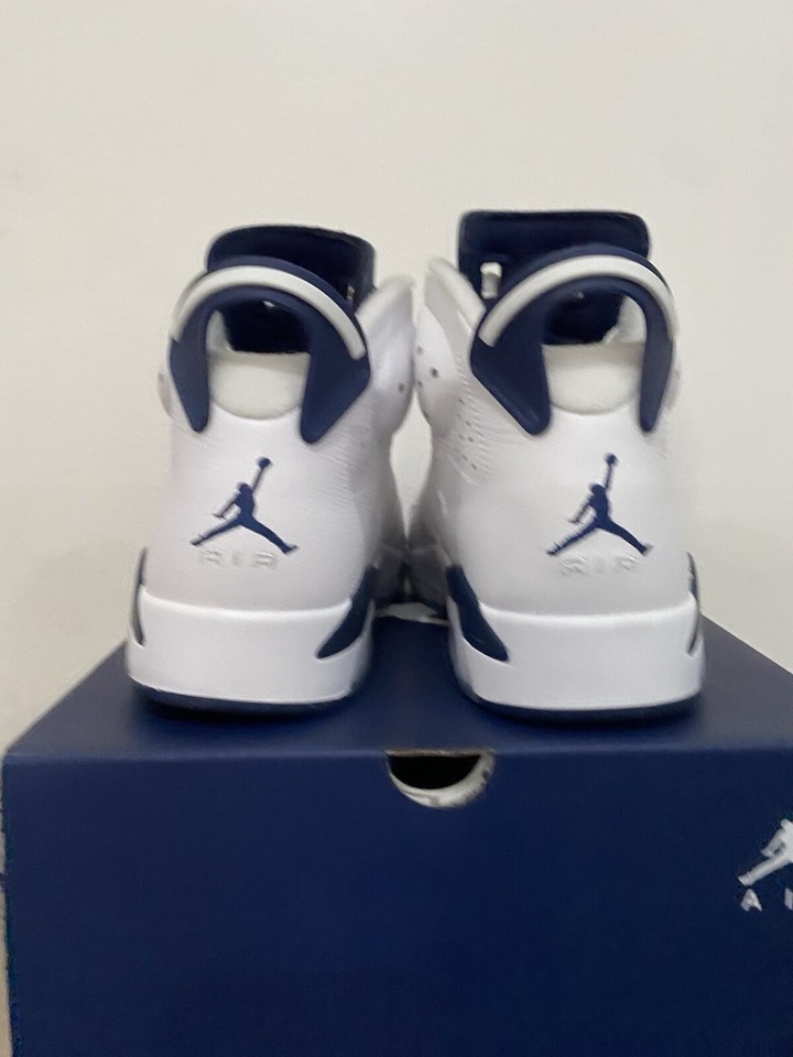 Nike Air Jordan 6 Retro Midnight Navy Size 8 CT8529-141 Excellent ...