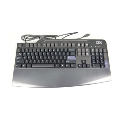 IBM 40K9584 Black 104 Normal Keys USB Wired Keyboard | eBay