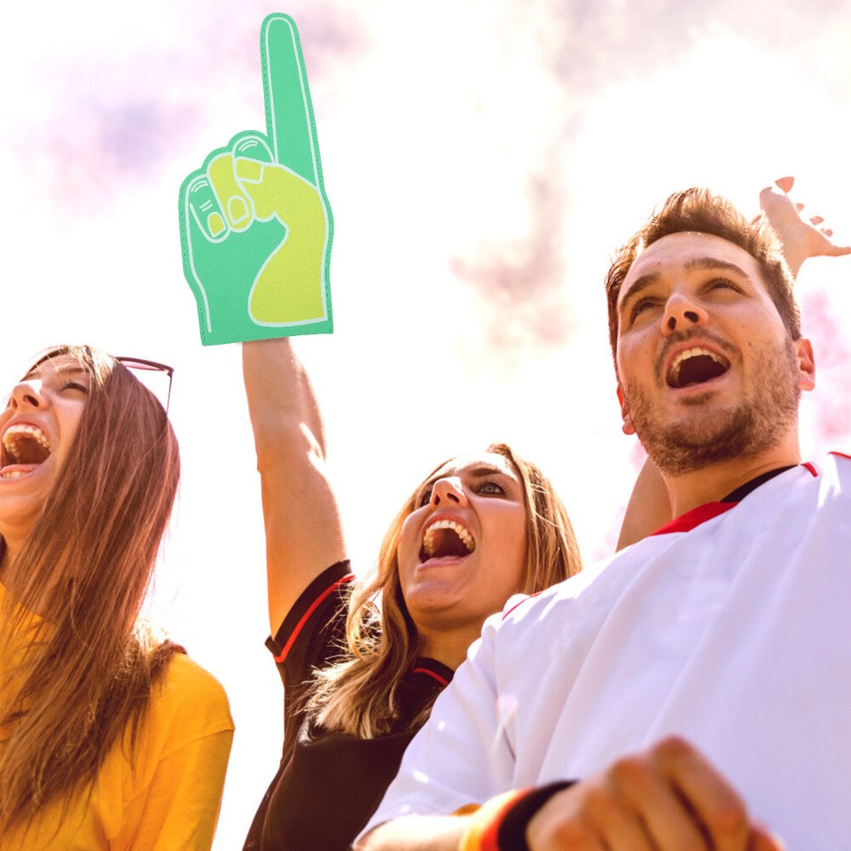 Cheering Foam Palm Miss Cheerleading Hand Clappers Soccer Finger ...