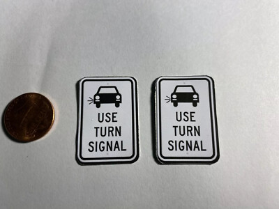 1/10 scale Use Turn Signal Signs For Your RC Garage Diorama, Off Road ...