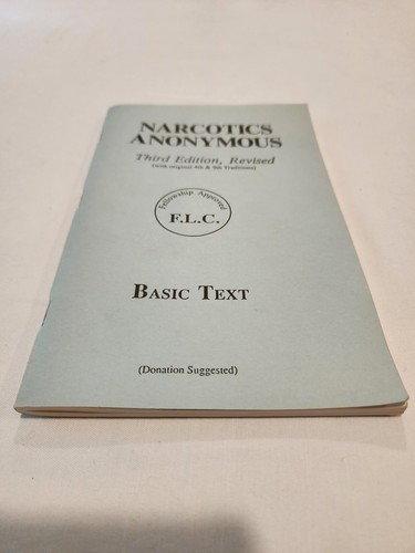 Narcotics Anonymous NA Basic Text - 3rd Edition Revised - BABY BLUE ...