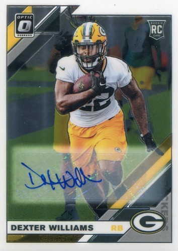 Dexter Williams Autographed 2019 Donruss Optic Rookie Card 18/60 | eBay