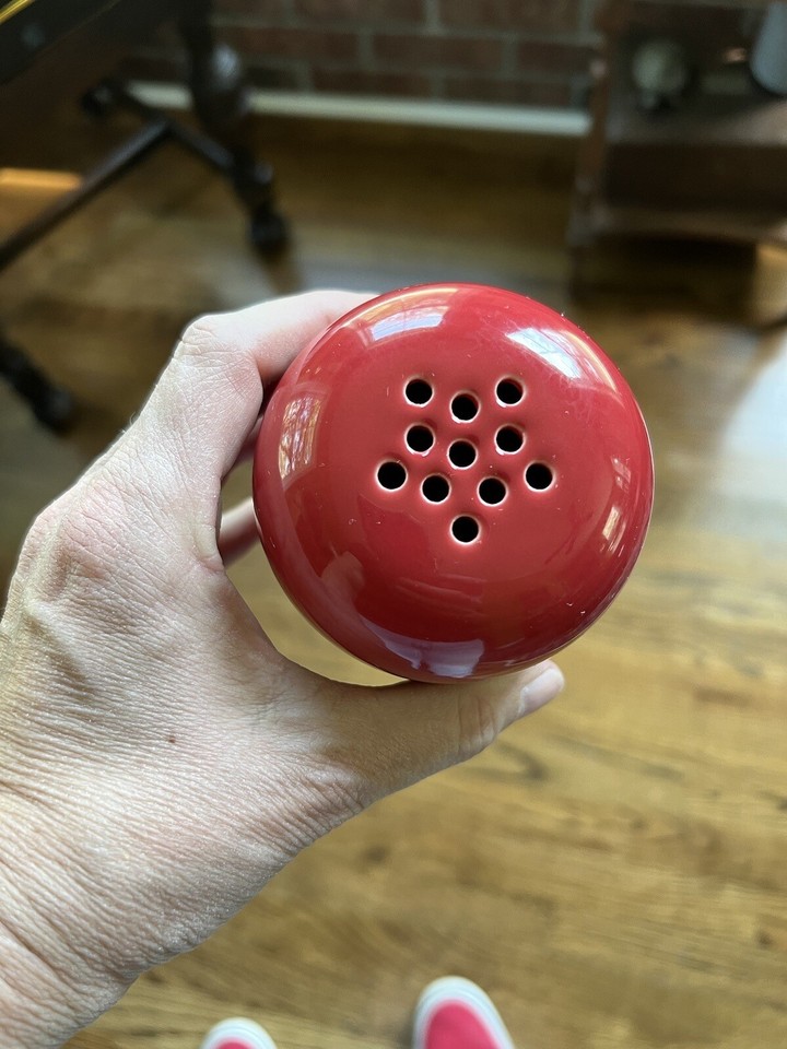 Fiesta Scarlet Red 2 pc Pasta set Lrg bowl & cheese pasta shaker ...