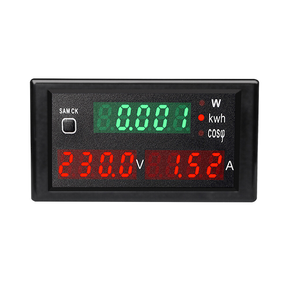 Smart AC Voltage Current Meter Power Monitor Factor Detector w ...