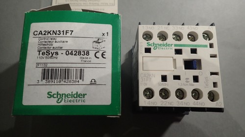 SCHNEIDER CA2KN31F7 - Contacteur Auxiliaire Tesys Ca2K 3NO+1 NF 10 /110 ...