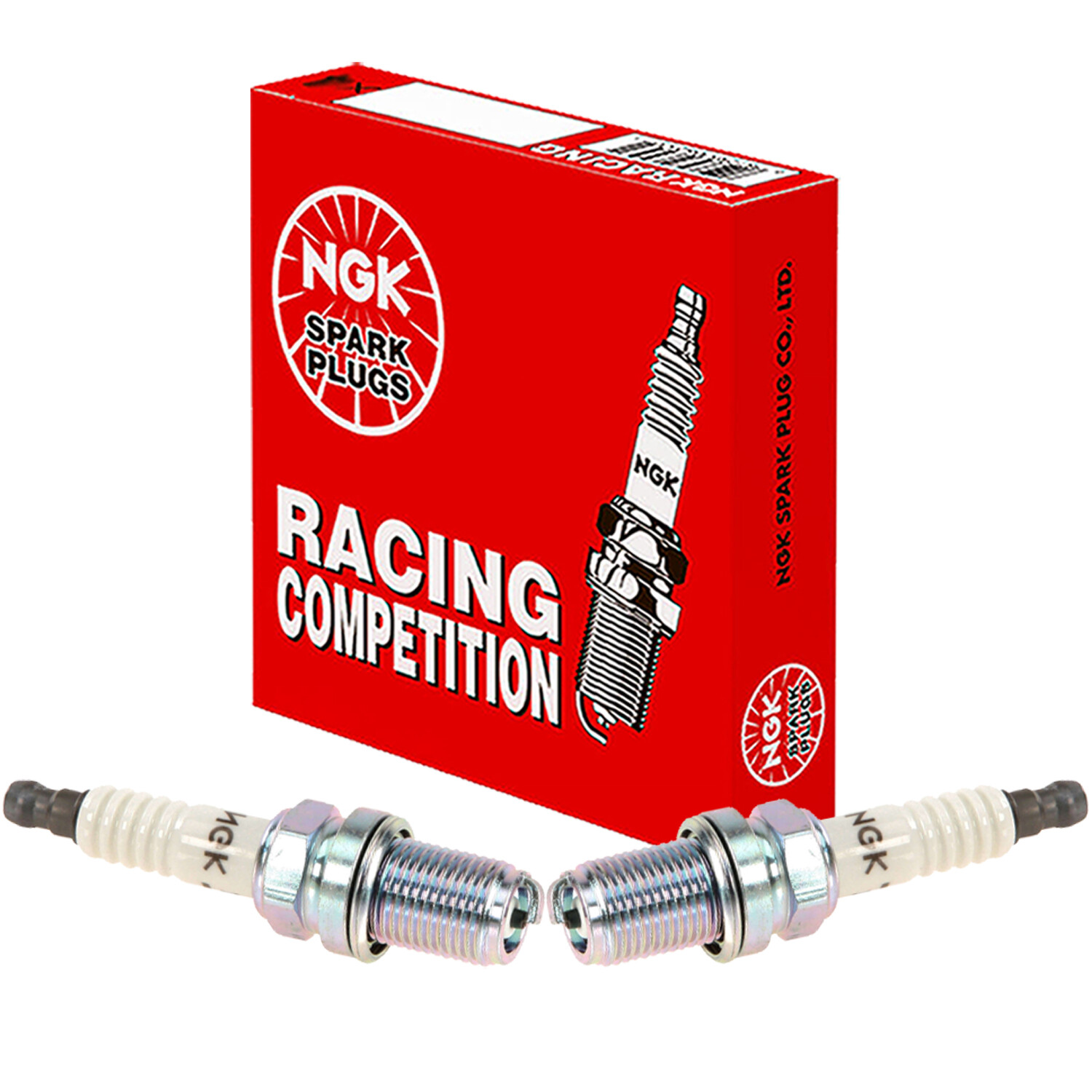 NGK Set of 2 Nickel V-Cut Racing Spark Plugs Gap .020" Copper Core | eBay